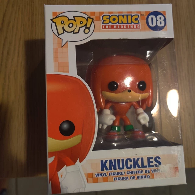 RARE VAUTED SONIC the Hedgehog Knuckles POP Funko 08 New in Box $300.00 ...