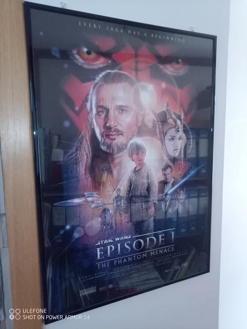 STAR WARS THE Phantom Menace movie poster in English/Locandina Film ...