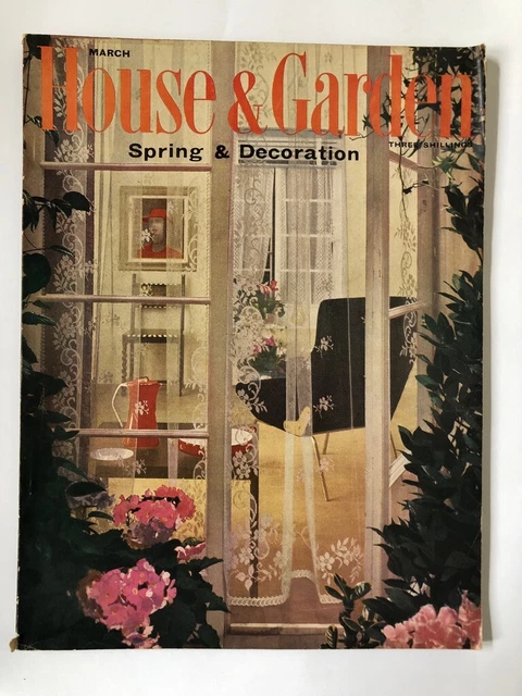 HOUSE & GARDEN Vintage Magazine, March 1960, Spring & Decoration £17.70 ...