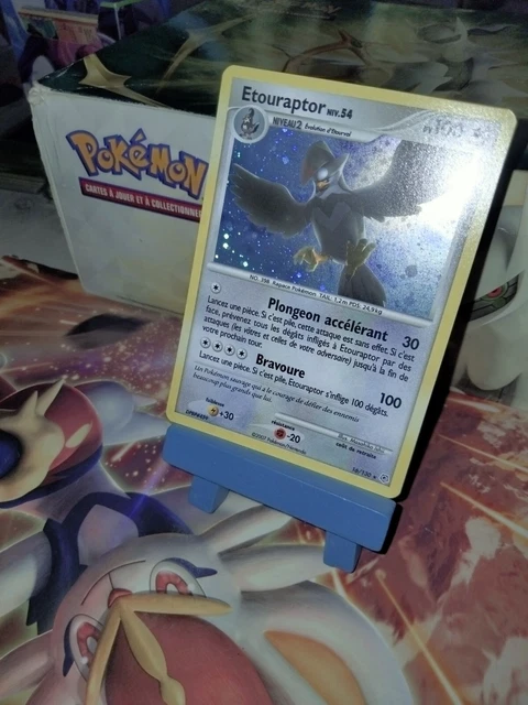 CARTE POKÉMON ETOURAPTOR 16/130 Holographique Diamant et Perle EUR 18 ...