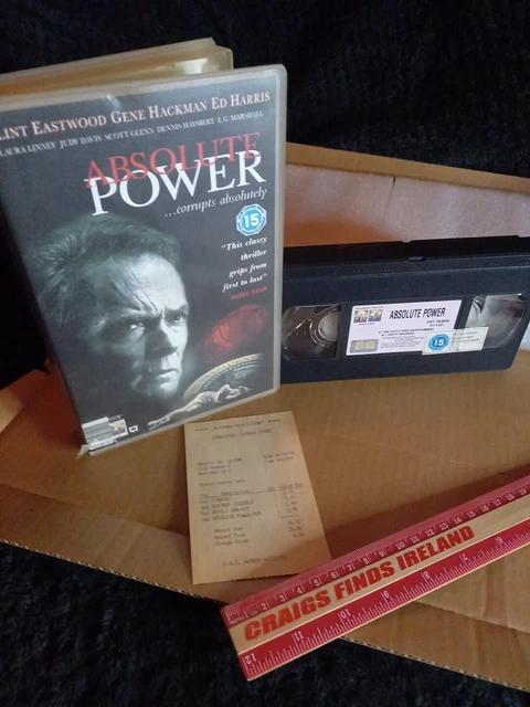ABSOLUTE POWER (VHS) BIG BOX - Clint Eastwood + Gene Hackman + Scott ... ABSOLUTE POWER (VHS) BIG BOX - Clint Eastwood + Gene Hackman + Scott ...