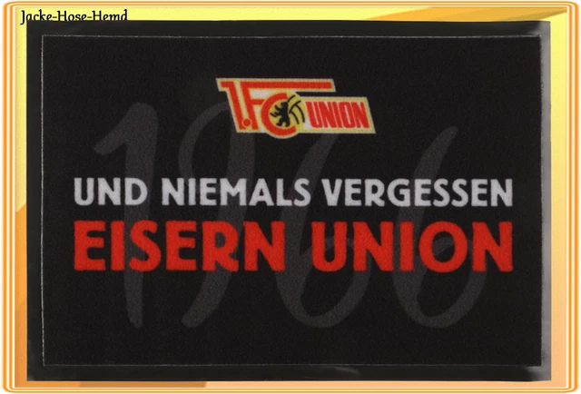 1. FC UNION Berlin Fußmatte Eisern Union Matte Fußabtreter Türmatte Gr ...
