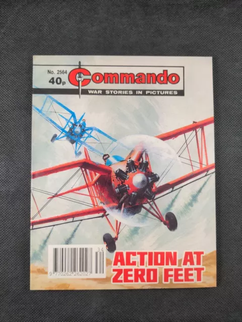 COMMANDO COMIC ISSUE Number 2564 Action At Zero Feet EUR 5,14 - PicClick IT