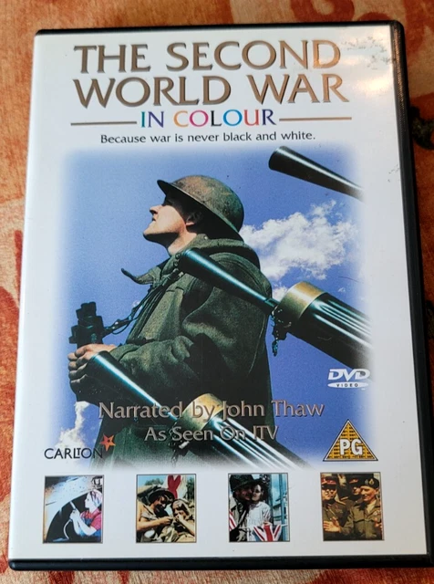 THE SECOND WORLD War In Colour (DVD 1999) UK Miniseries Documentary ...