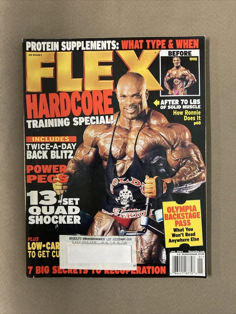 FLEX BODYBUILDING MUSCLE Magazine / Mr. Olympia Ronnie Coleman / 01-04 ...