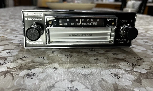 AUTORADIO D'EPOCA - Pioneer Tp-6000 Fm Stereo 8 - Vintage Car Radio ...