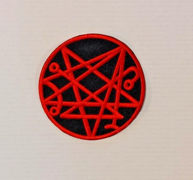 NECRONOMICON GATE SEAL Occult Cthulhu Lovecraft Azazel Symbol Iron on ...