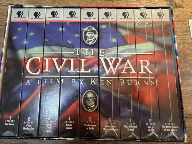 THE CIVIL WAR- VHS Box Set - A Film by Ken Burns PBS 1990 £0.76 ...