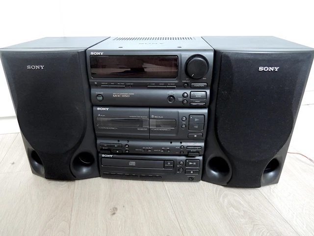 SONY MHC-650 MINI Stereo System with Speakers £51.07 - PicClick UK