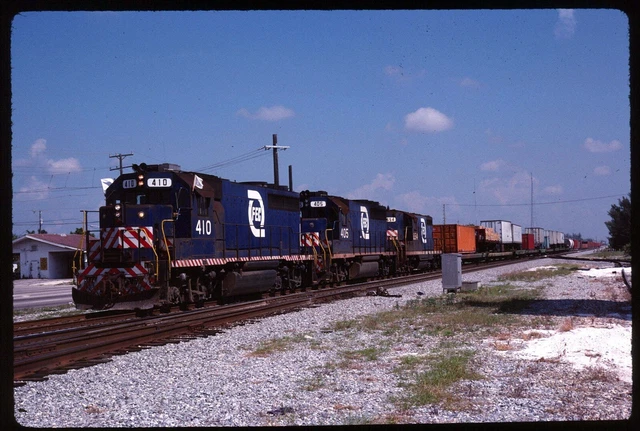 ORIGINAL RAIL SLIDE - FEC Florida East Coast 410+ sans emplacement 7-14 ...