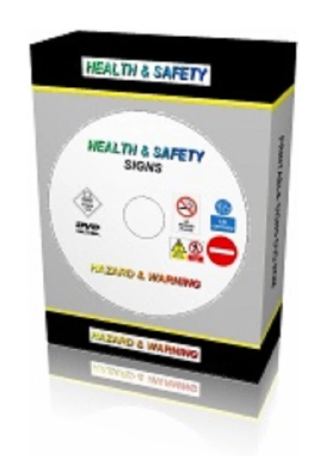 HEALTH AND SAFETY Hazard & Warning Signs 7545 Files On Dvd Uk £3.90 ...