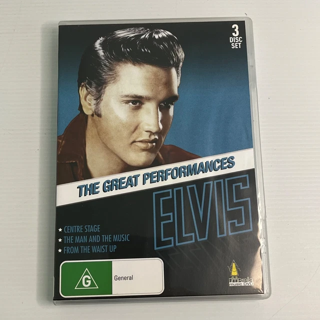 ELVIS PRESLEY ELVIS The Great Performances DVD 3 Discs Region 4 $15.00 ...