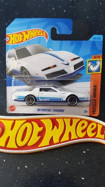 HOT WHEELS ~ '84 Pontiac Firebird Trans Am, White, S/Card. More Pontiac ...