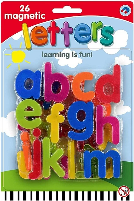 26PC MAGNETIC LETTERS Alphabet Educational Toys Fridge Magnets ...