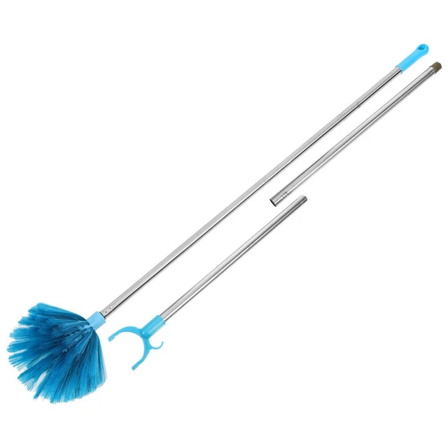 TELESCOPIC DUST BRUSH Reusable Duster Cobweb with Extender Collector ...