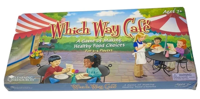 WHICH WAY CAFE Learning Resources Board Game Ages 7 Up Game Of Healthy ...