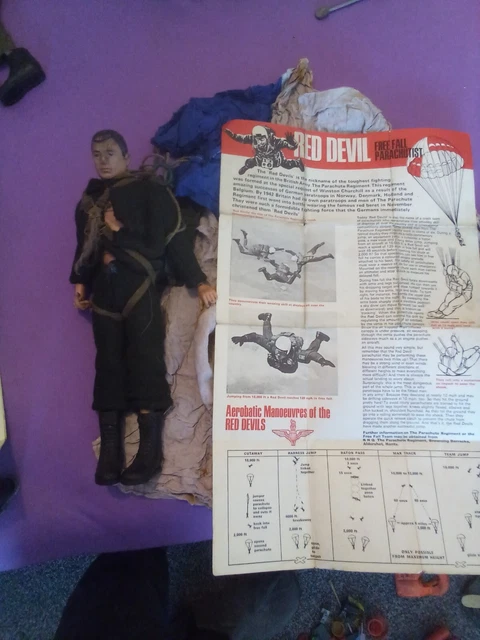 VINTAGE ACTION MAN 1960s palitoy red devil 1967 £25.00 - PicClick UK