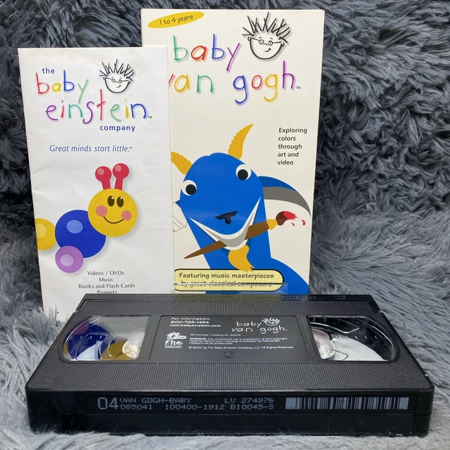 BABY EINSTEIN BABY Van Gogh VHS Tape 2000 Educational Colors Art Kids ...