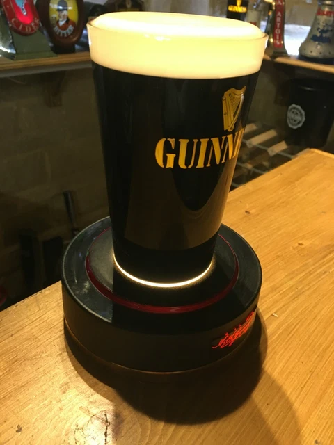 VINTAGE GUINNESS BAR light beer pump head mancave bar £79.99 - PicClick UK