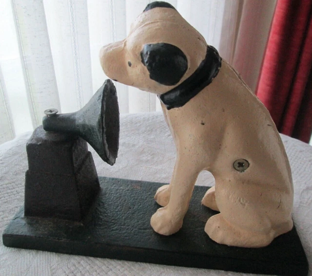 VINTAGE NIPPER THE RCA Victor/Victrola Dog and Phonograph Cast Iron ...
