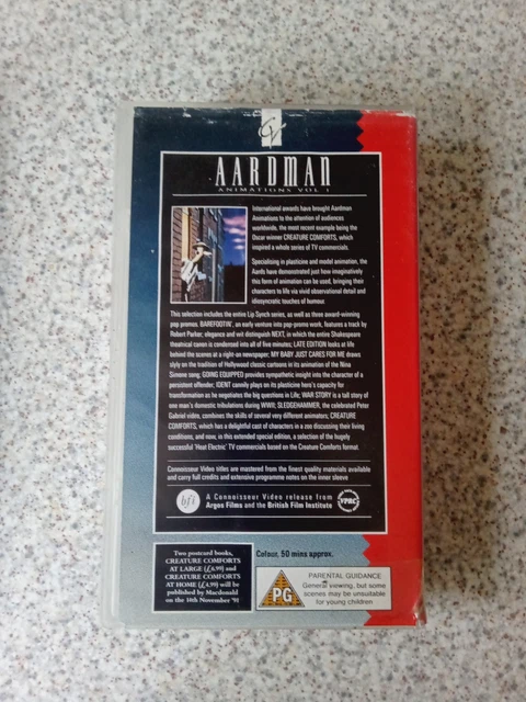 AARDMAN ANIMATIONS VOL 1 Creature Comforts Heat Electric Vhs Pal Uk ...