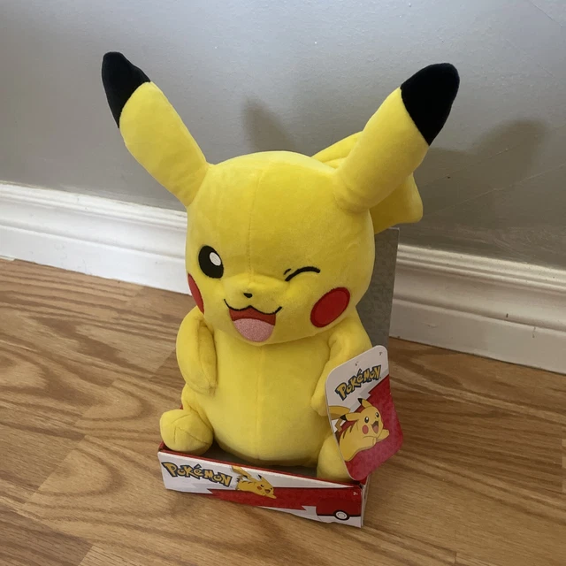 POKÉMON PLUSH - Winking Pikachu - Official Pokémon 12" Jazwares Stuffed ...