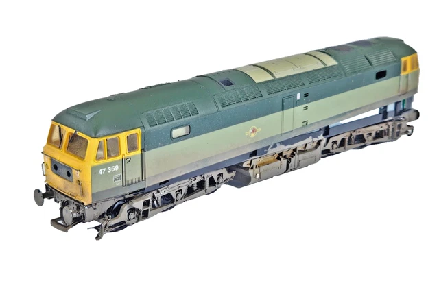 BACHMANN BR CLASS 47 diesel loco green livery 47 369 Lose Body Tested ...