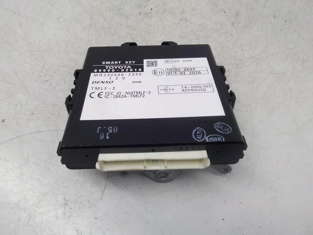 TOYOTA AURIS E15 Central Locking Control Unit 8999002010 2.23 Diesel ...