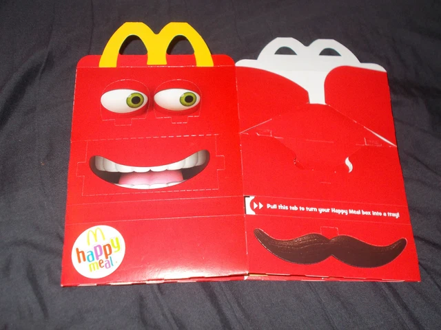 U.K MCDONALDS HAPPY meal empty red box 2018 Happy Expression used £0.99 ...