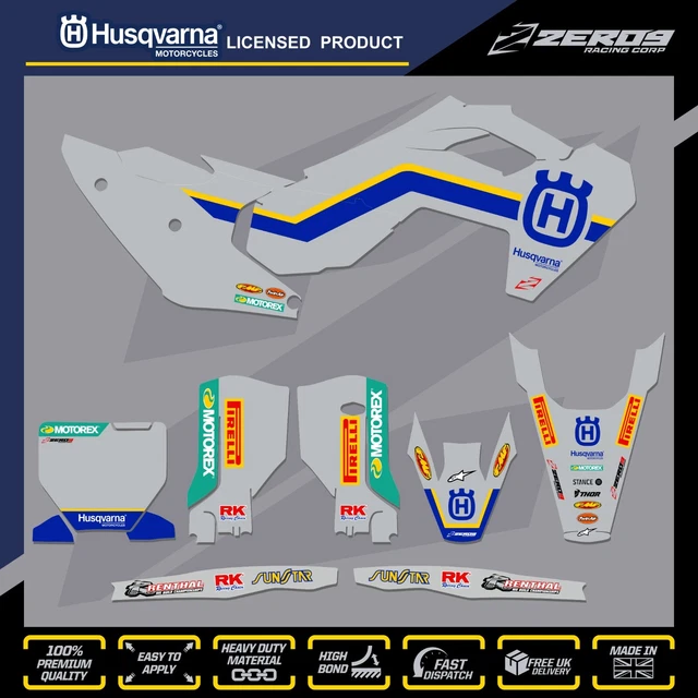 HUSQVARNA MX GRAPHICS Kit Motocross Graphics TC FC TE FE 125-500 ...