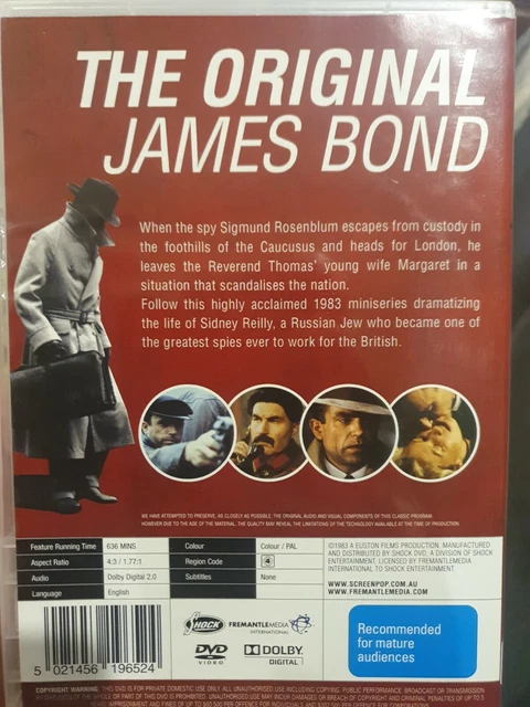 REILLY ACE OF Spies Rare Dvd Sam Neill Spy Drama Tv Series 6-Disc Box ...