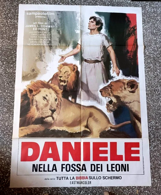MANIFESTO ORIGINALE 2F - DANIELE NELLA FOSSA DEI LEONI - Movie Poster ...