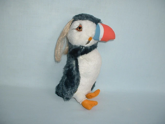 HAPPY FEET 10& SVEN THE PUFFIN BIRD BUILD-A-BEAR WORKSHOP Soft Plush ...
