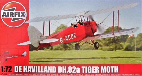 AIRFIX 1/72 SCALE De Havilland DH.82a Tiger Moth Model Kit £5.51 ...