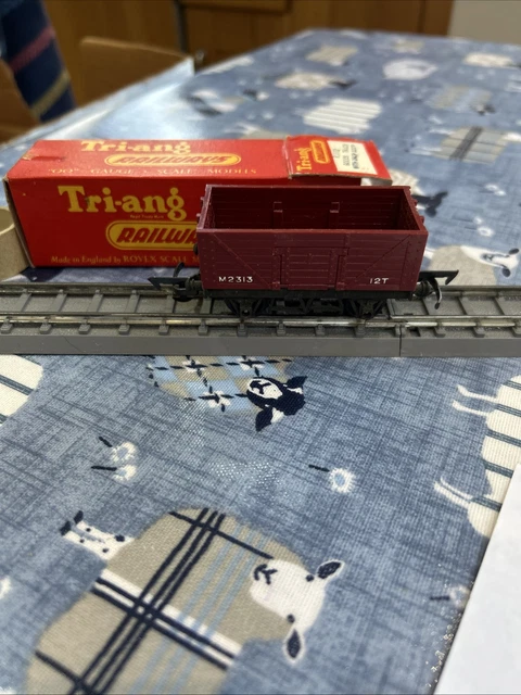 VINTAGE TRI-ANG RAILWAYS OO R112 Goods Truck With Drop Door Boxed £5.20 ...