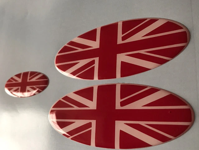 FORD TRANSIT CONNECT Mk2 Gel Badge Overlay Red /white Union Jack £25.00 ...