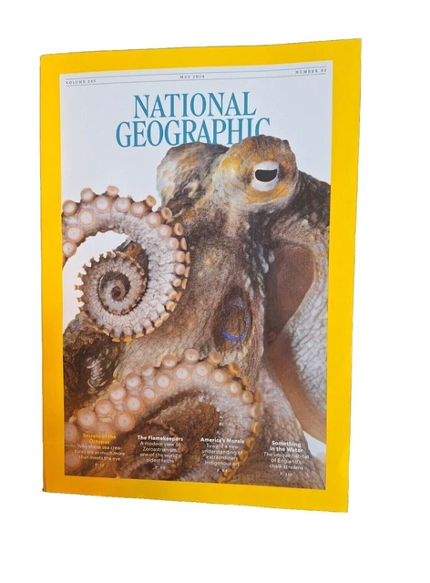 NATIONAL GEOGRAPHIC MAGAZINE.. May 2024 Issue.. Secrets Of The Octopus ...