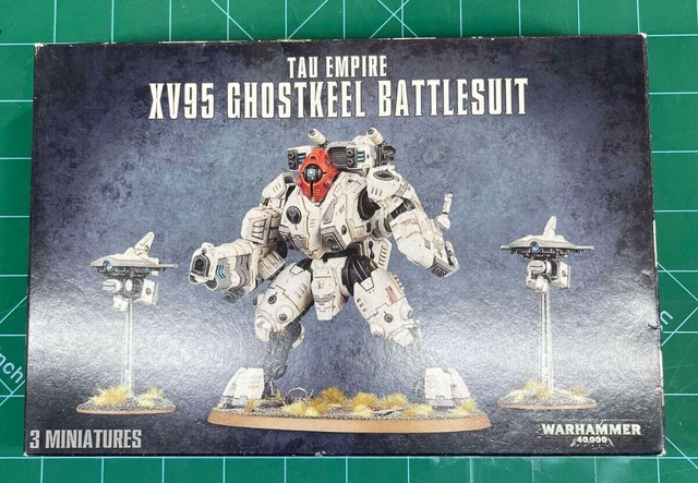 WARHAMMER 40K TAU Empire XV95 Ghostkeel Battlesuit COMPLETE (OLD BOX ...