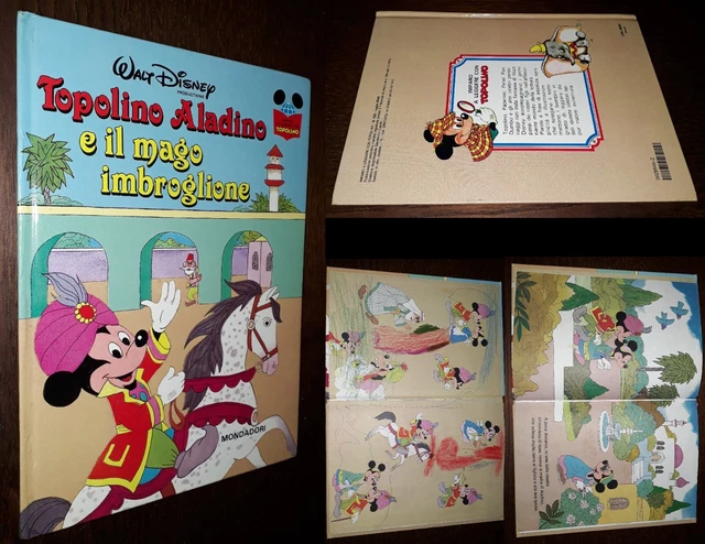 TOPOLINO ALADINO E il mago imbroglione, Walt Disney, Mondadori 1986. EUR 4,00 - PicClick IT