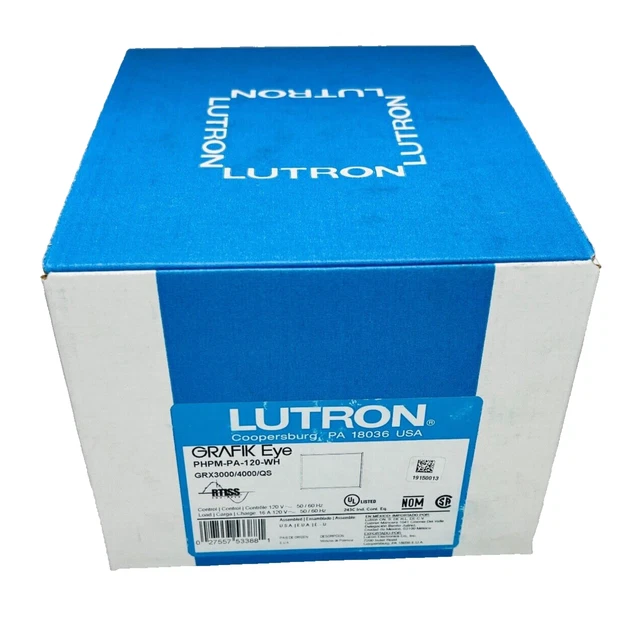 LUTRON GRAFIK EYE GRX3000/4000/QS Phase-Adaptive Power Module PHPM-PA ...