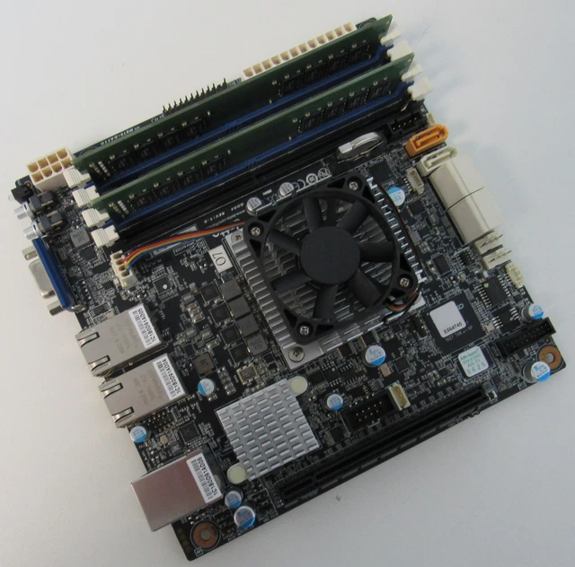 GIGABYTE MB10-DATTO, XEON D-1521, 32GB DDR4 Motherboard Bundle With IO ...