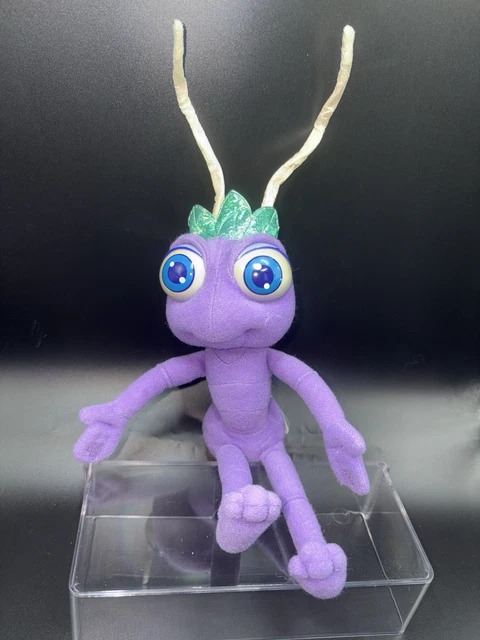 A BUGS LIFE Plush - Disney Pixar Purple Princess Dot Soft 9” Toy 1998 ...