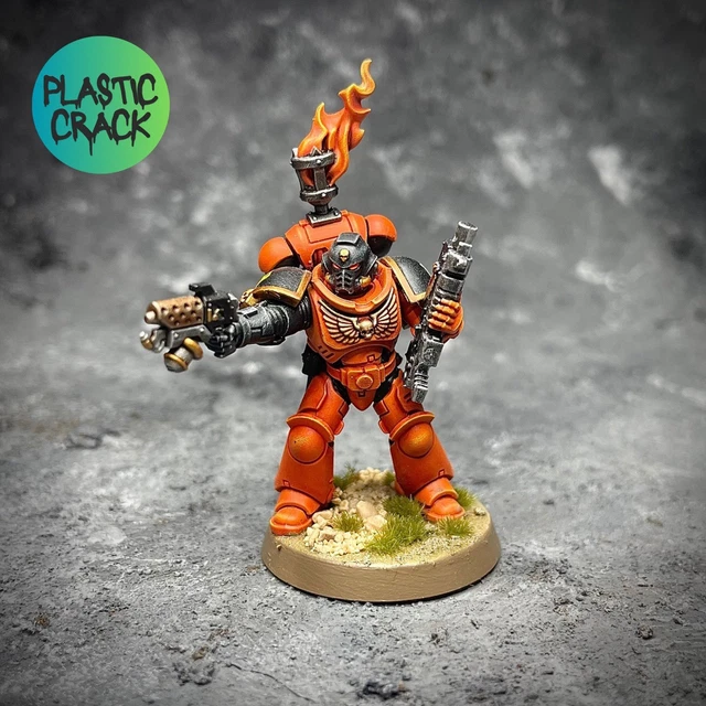 SPACE MARINE COVENANT Of Fire Assault Intercessor Fully Painted ...