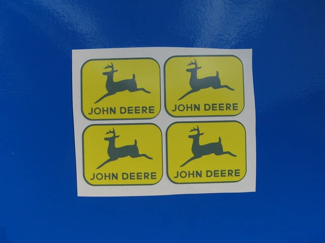 JOHN DEERE STICKER/DECAL x4 £3.00 - PicClick UK