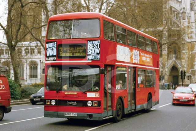 BUS PHOTO - London Buses T1005 A605THV Leyland Titan with experimental ...