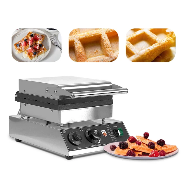 ELEKTRISCHES WAFFELEISEN WAFFELAUTOMAT 6er Belgische Waffeln ...
