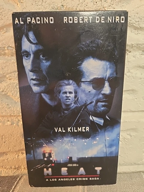 HEAT VHS 1995 Robert De Niro Al Pacino Val Kilmer $29.99 - PicClick CA