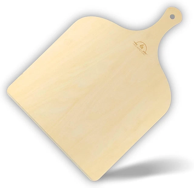 PALA PER PIZZA Corta Legno 30 Cm Tagliere Pane Cucina Forno pizzeria ...
