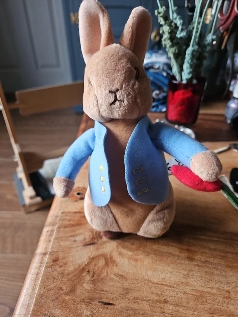 PETER RABBIT PLUSH Toy Blue Jacket Beatrix Potter 2021 Excellent ...