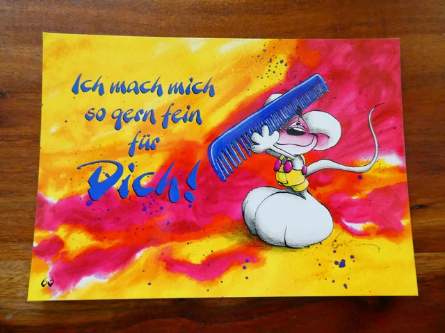 DIDDL POSTKARTE NR. 63 d - Ich mach mich so gern fein für Dich! - NEU ...